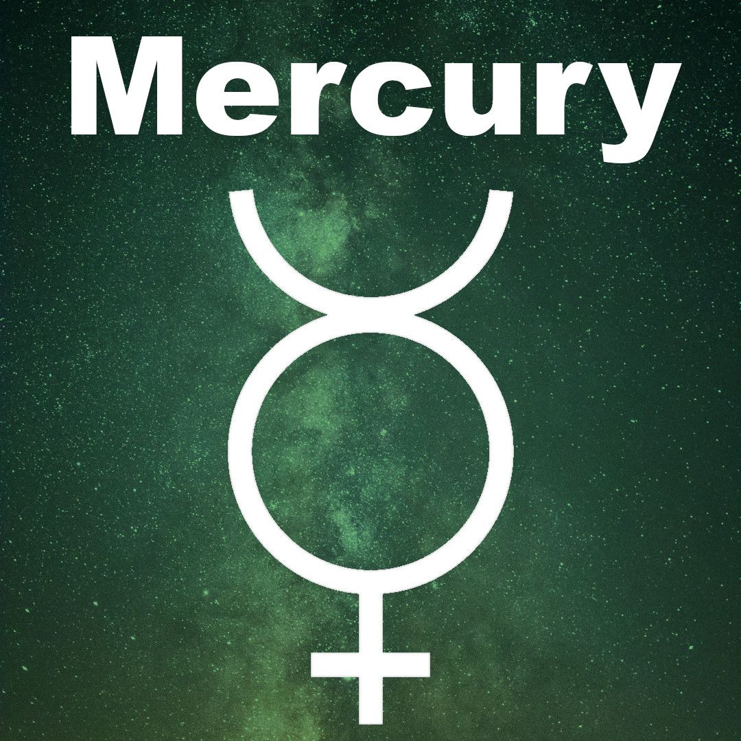 The Planet Mercury Symbol