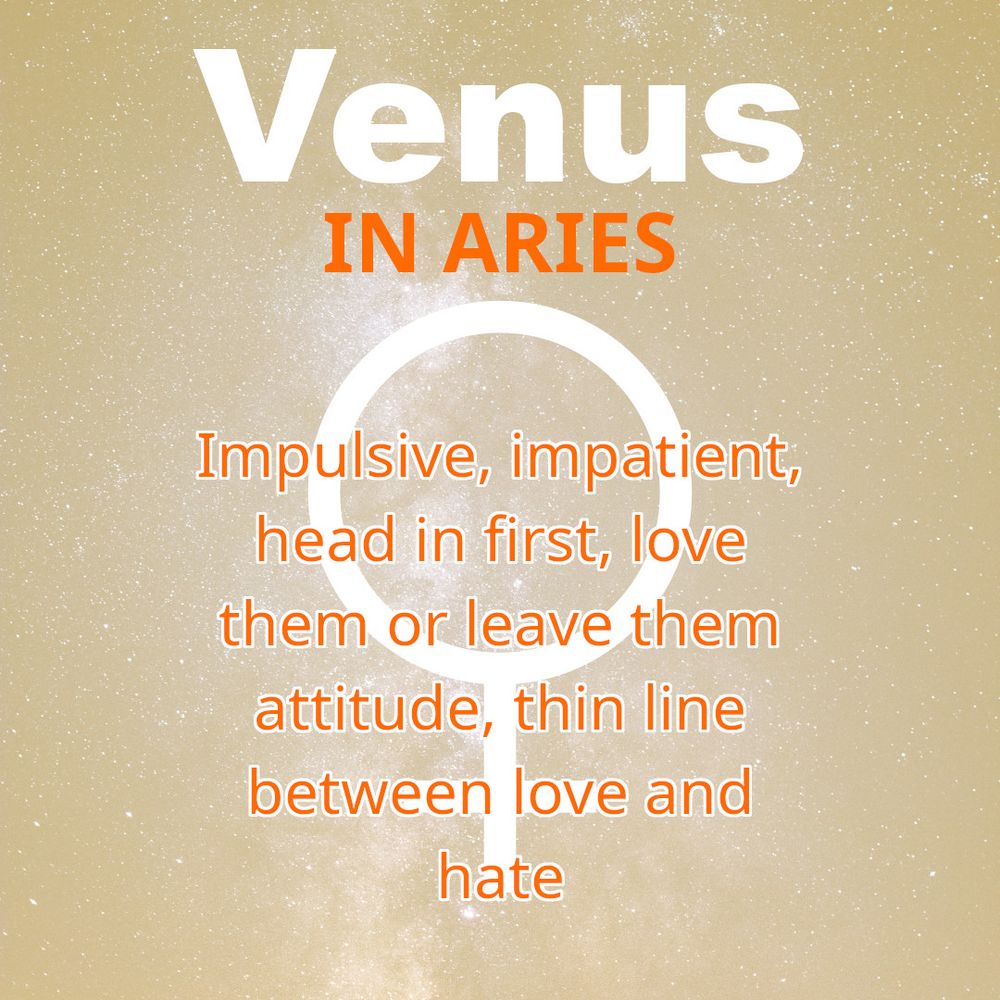 Venus in Fire Signs
